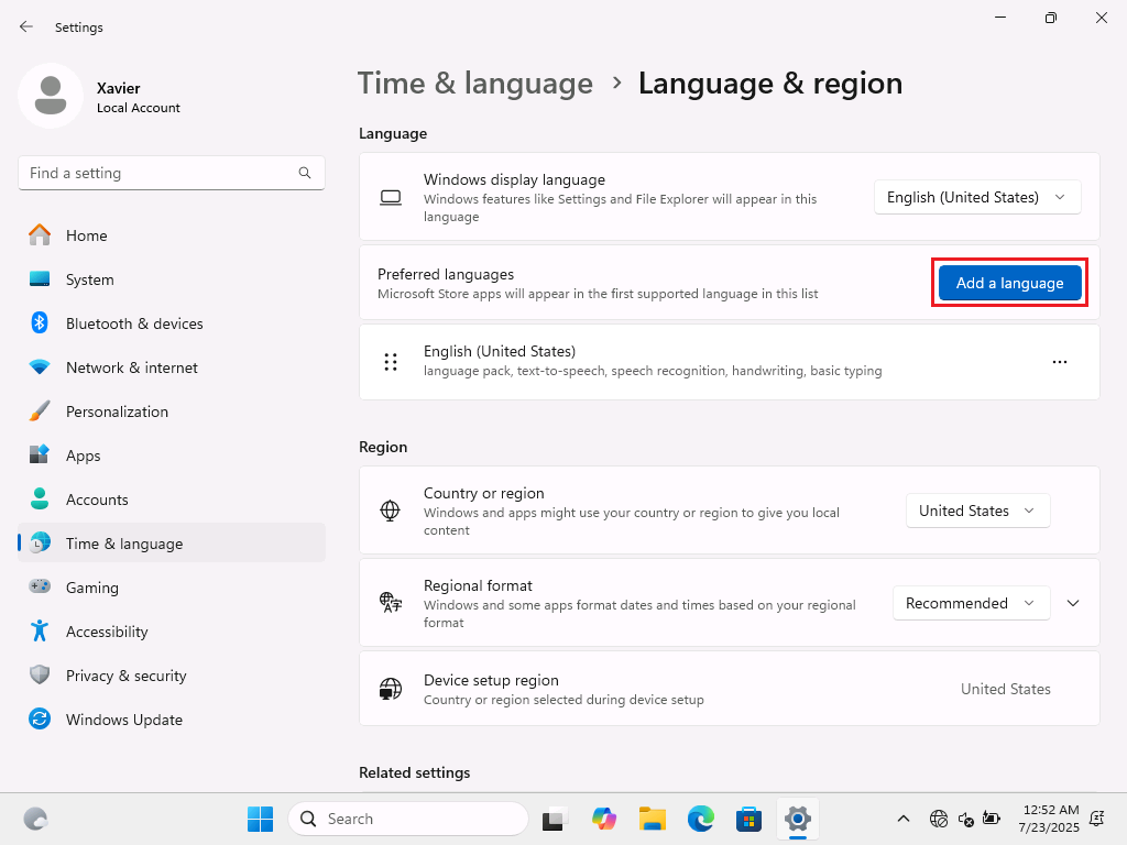 Bulgarian Cyrillic keyboard on Windows 11 - Bulgaro